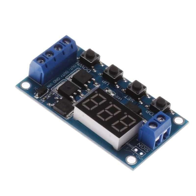 Promo Digital Timer Delay On Off Mosfet 12-24v Dc 400watt Control ...