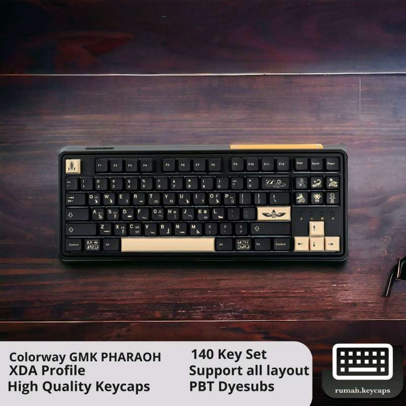 Jual Keycaps Keycap Xda Profile Gmk Pharaoh Pbt Dyesub Dye Sub - Rad ...