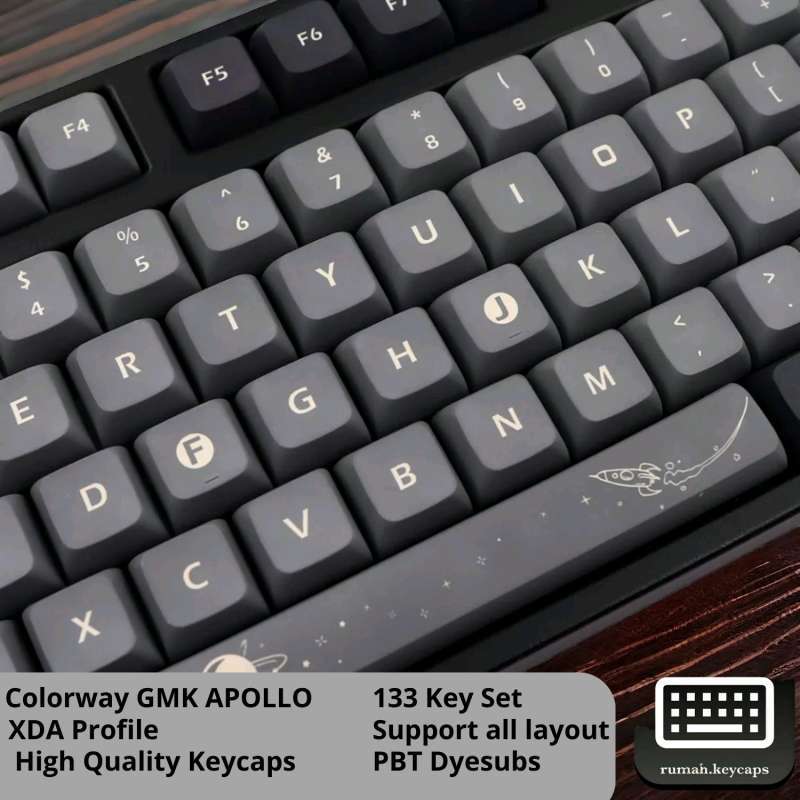 Jual Keycaps Keycap XDA PROFILE GMK APOLLO PBT Dyesub Dye Subs 7u ...