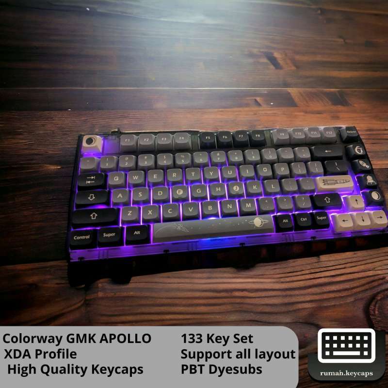 Jual Keycaps Keycap XDA PROFILE GMK APOLLO PBT Dyesub Dye Subs 7u ...