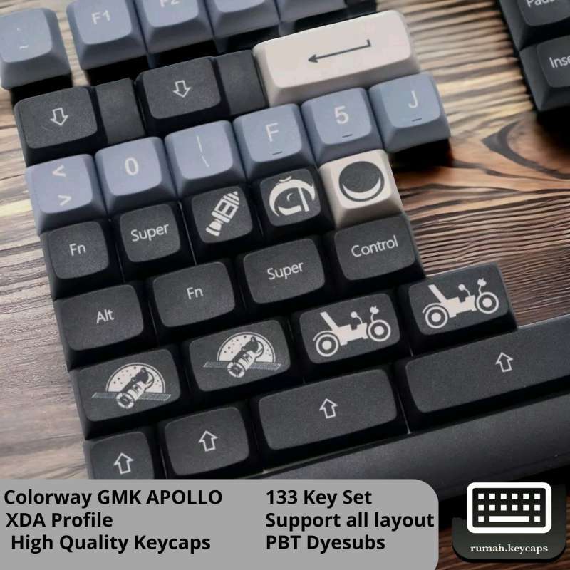 Jual Keycaps Keycap XDA PROFILE GMK APOLLO PBT Dyesub Dye Subs 7u ...