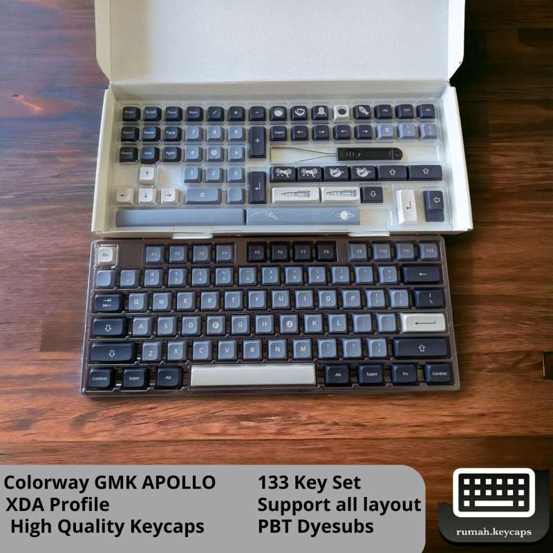 Jual Keycaps Keycap XDA PROFILE GMK APOLLO PBT Dyesub Dye Subs 7u ...