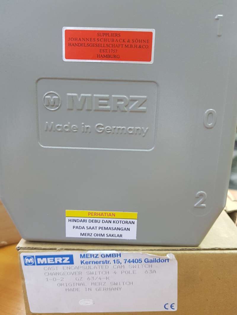 Promo Merz Ohm Saklar / Cos / Change Over Switch 4p 63a 4 Pole 63 A ...