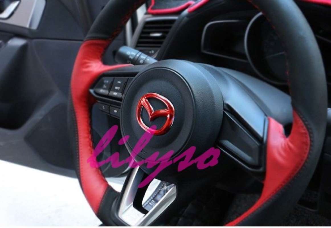 Promo Emblem Stir - Steering Wheel - Logo Mazda 2 3 6 CX3 CX5 CX9 ...