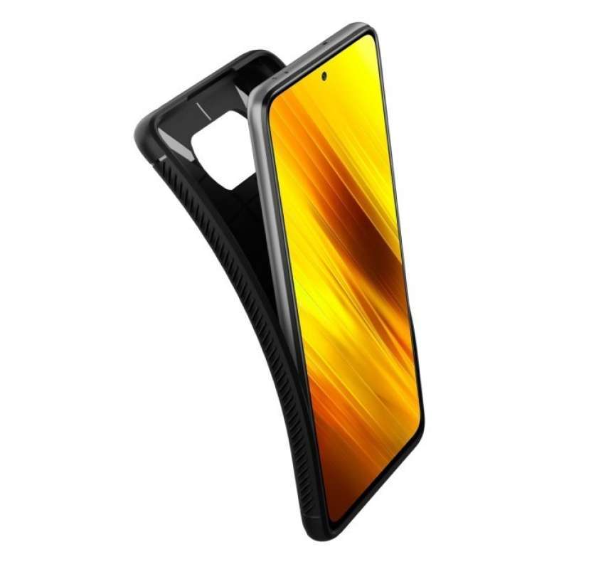 Promo Case Xiaomi Poco X3 Pro/nfc Spigen Rugged Armor Carbon Softcase ...