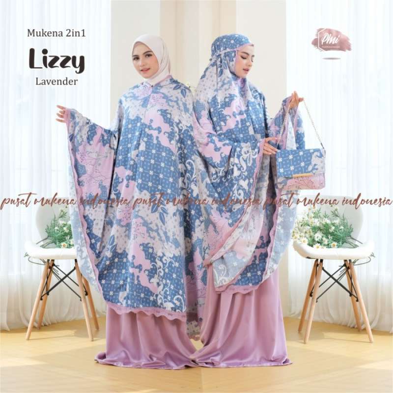 Promo Mukena Dewasa 2in1 Lizzy Nude Lavender Diskon 2 Di Seller