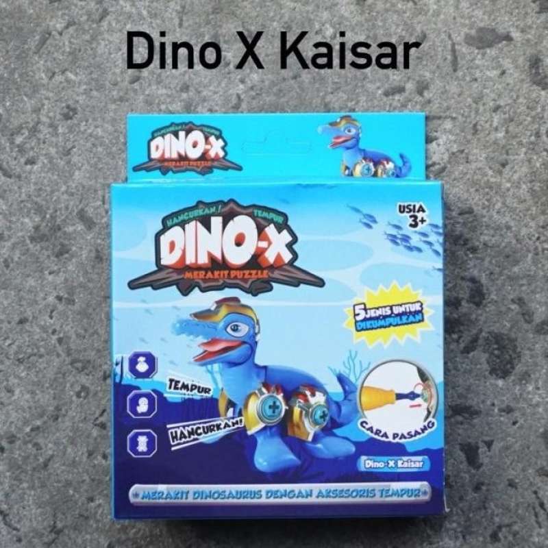 Promo Dino X Figure Puzzle Diy Rakit Dinosaurus Mainan Bricks Bongkar ...