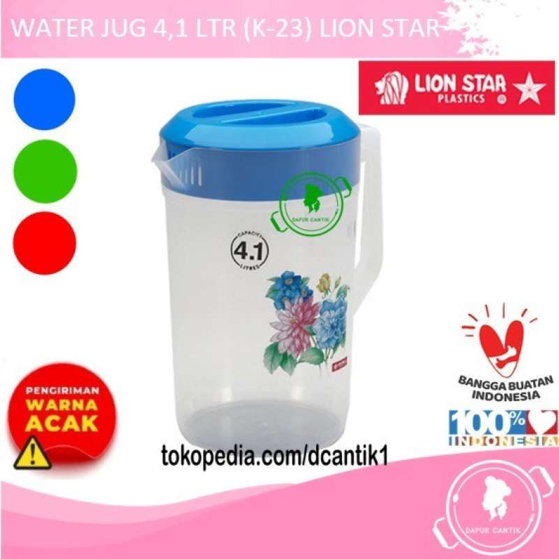 Promo Water Jug 4.1 Liter (k-23) Lion Star - Teko Ceret - Eskan Jumbo Diskon 9% Di Seller ...
