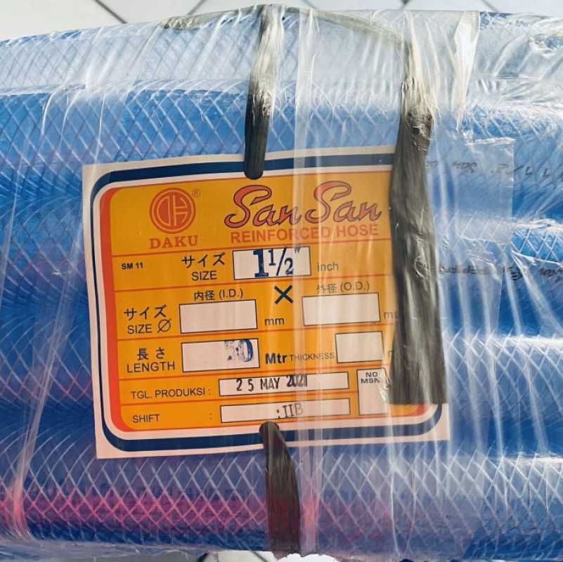 Promo Selang Air Serat Benang San San 11/2 Selang Benang Sansan 1 1/2 - Selera_kita Store Diskon ...