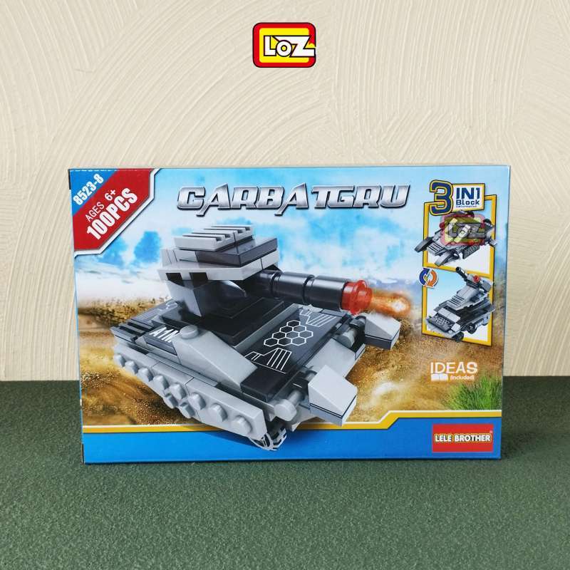 Promo LELE Brother 8523 Carbat Battle Plane & Ship 8in1 | DIY Brick ...
