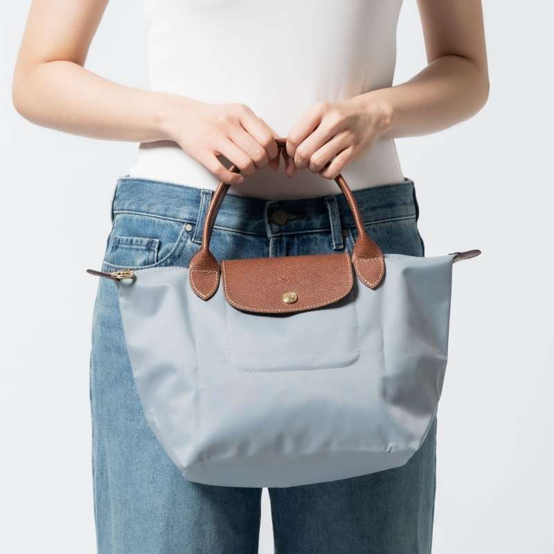Promo Longchamp Le Pliage Original Small Top Handle Bag Steel Diskon 35 ...