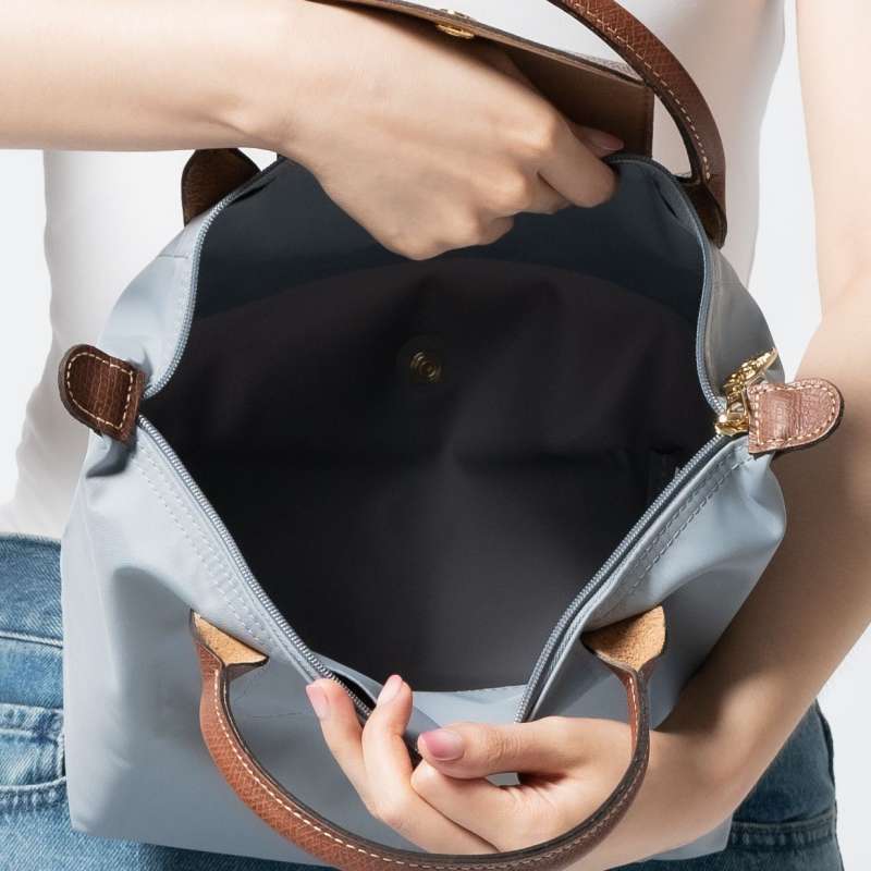 Promo Longchamp Le Pliage Original Small Top Handle Bag Steel Diskon 35 ...