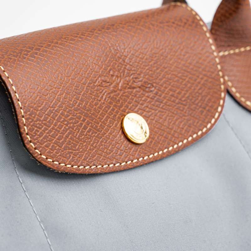 Promo Longchamp Le Pliage Original Small Top Handle Bag Steel Diskon 35 ...