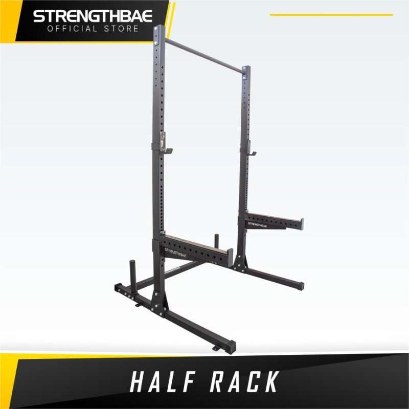 Jual Half Rack Strengthbae - Tiang Pull Up Bar Home Gym Squat Stand ...