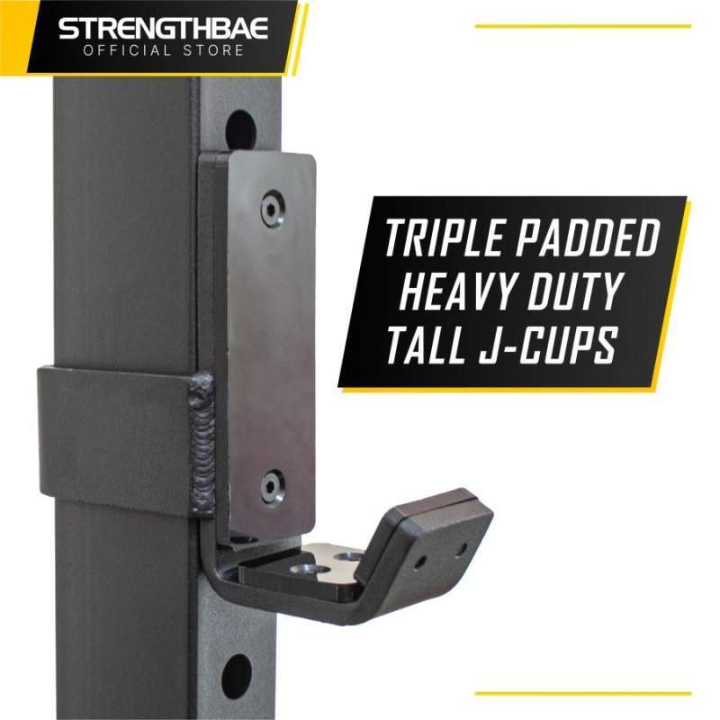 Jual Half Rack Strengthbae - Tiang Pull Up Bar Home Gym Squat Stand ...