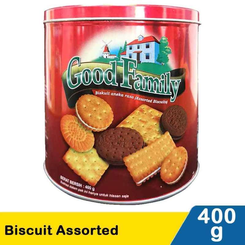 Jual Good Family Biscuit Assorted 400g / 400gr / 400 Gram Biskuit Wafer ...
