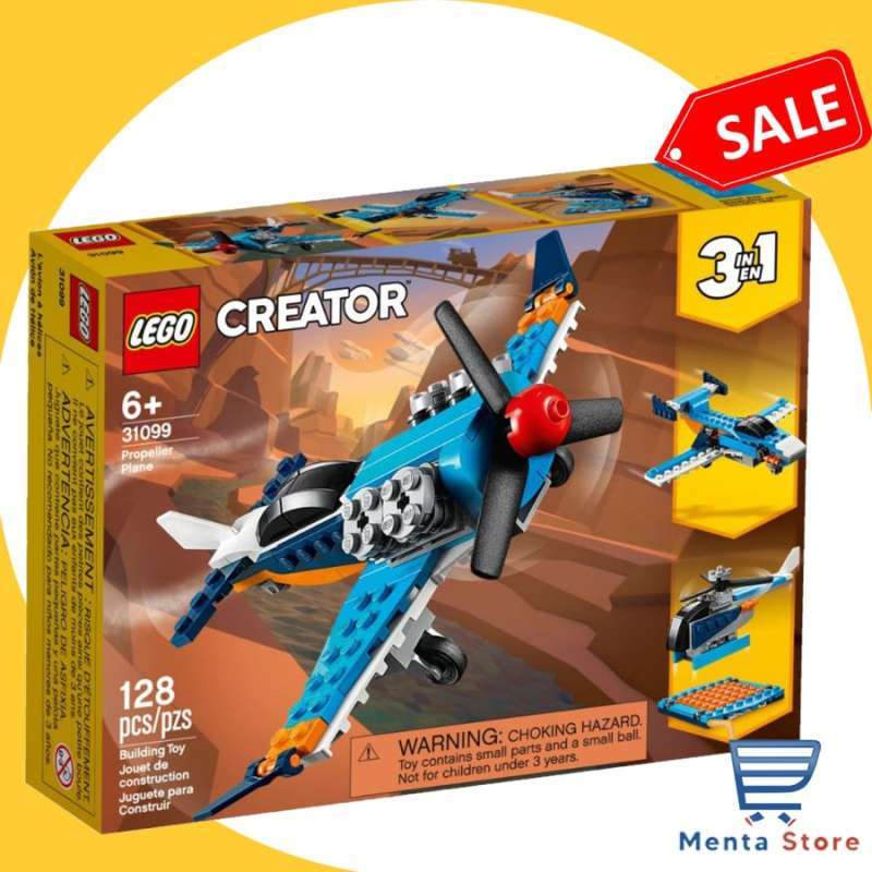 Promo Lego Creator 31099 Propeller Plane Mainan Anak Pesawat Terbang ...