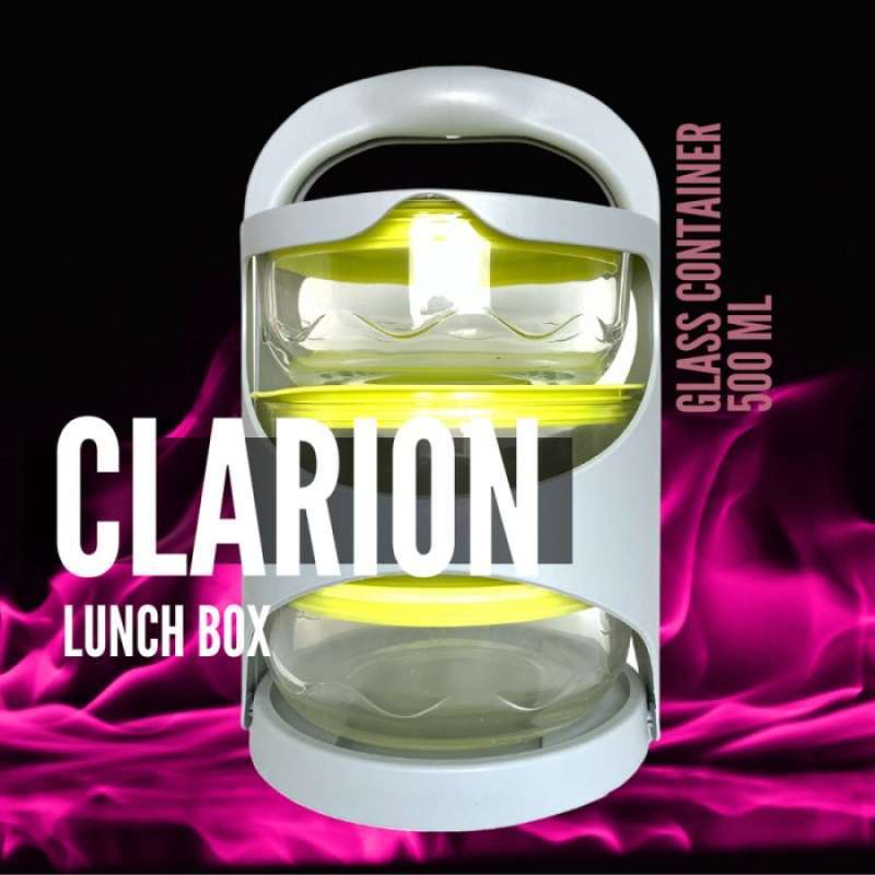 Promo Clarion Glass Food Container Lunch Box Tempat Makan Reusable ...
