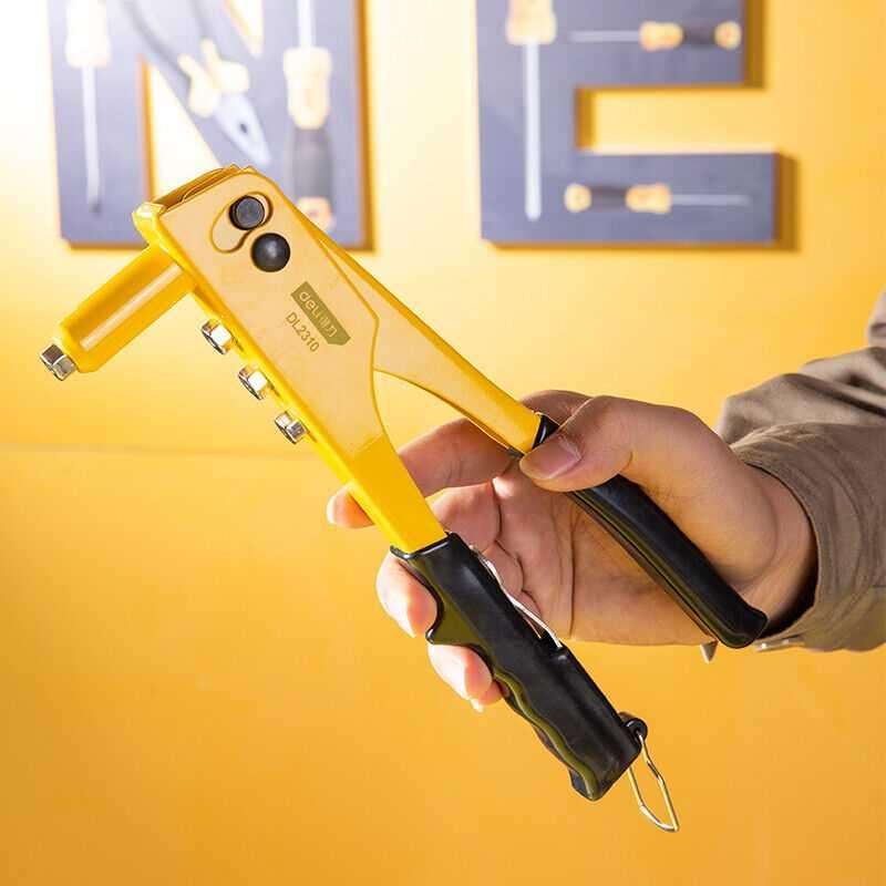 Jual Rivet Gun Hand Riveter Carbon Steel Adaptor 2.4-4.8mm Dl2310 Palu ...