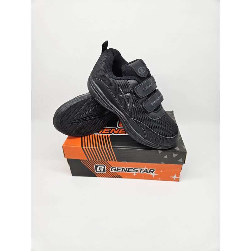 Jual Sepatu Sekolah Anak Sd Smp Sma Genestar Thunder 02 Ukuran 30-41 ...