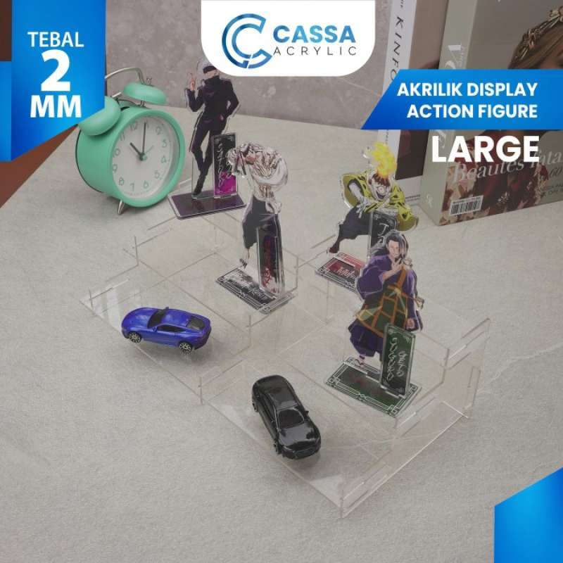 Promo Stand Display Akrilik / Rak Action Figure / Display Kacamata ...