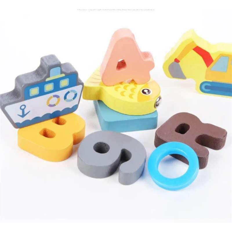 Jual Aa - Puzzle Kayu Anak Huruf Dan Angka Pancing Ikan Montessori ...