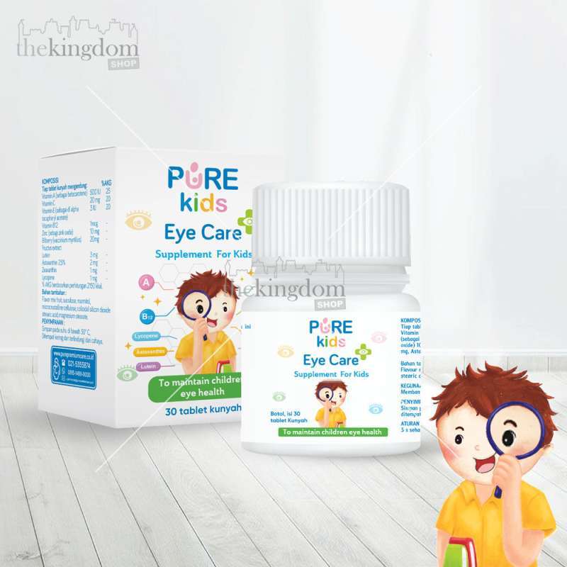 Jual Pure Kids Eye Care Supplement /30 Supplement Vitamin Mata Untuk ...