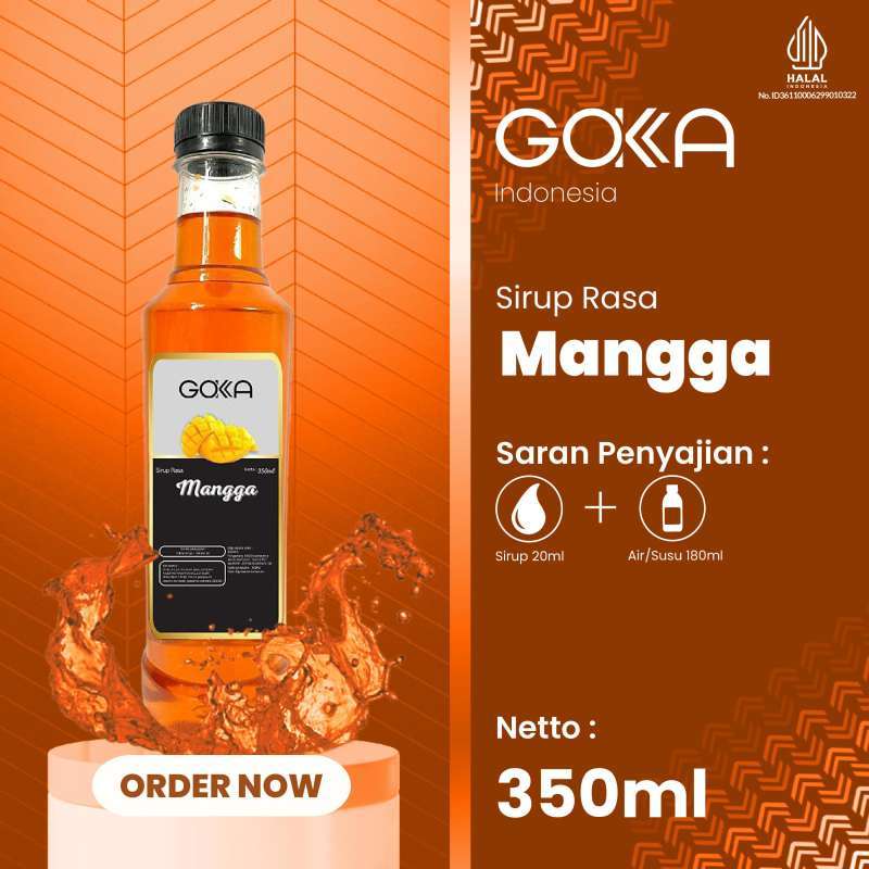 Jual Syrup Mangga / Minuman Sirup Gokka Rasa Mangga 350ml Di Seller ...