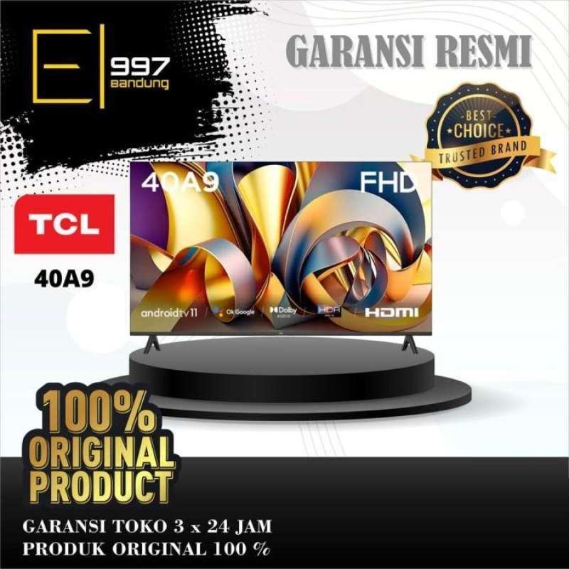 Jual Led Tv Tcl 40a9 Smart Android 11 Tv 40 Inch Full Hd Hdr Dolby ...
