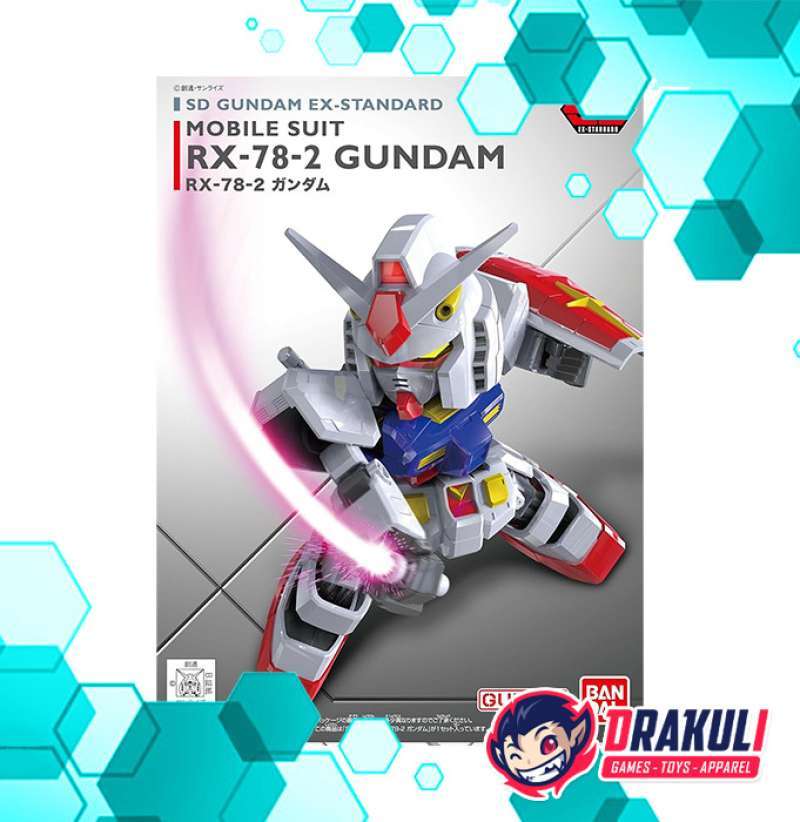 Jual Bandai Plamo Sd Gundam Ex-standard Rx-78-2 Gundam Di Seller Drakuli Games Official Store ...