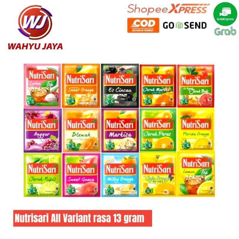 Jual Nutrisari Minuman Sachet 15gr All Variant Rasa Isi 10 - American ...