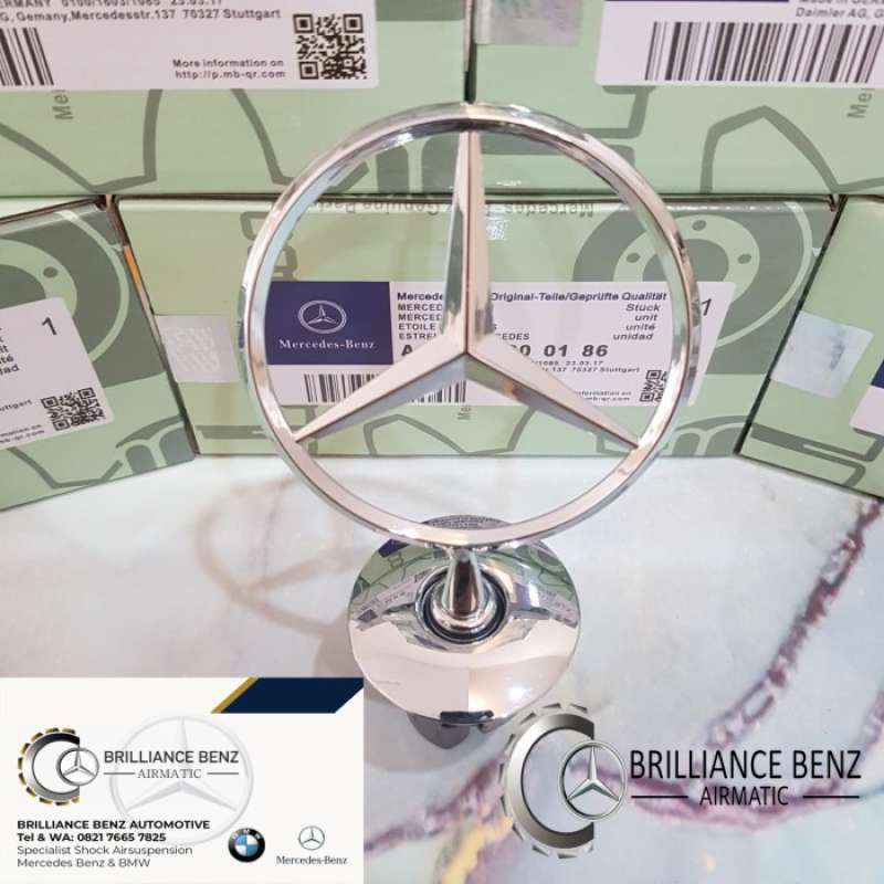 Promo Sale Logo Kap Mesin Mercedes Benz Bintang / Emblem Hood Star ...