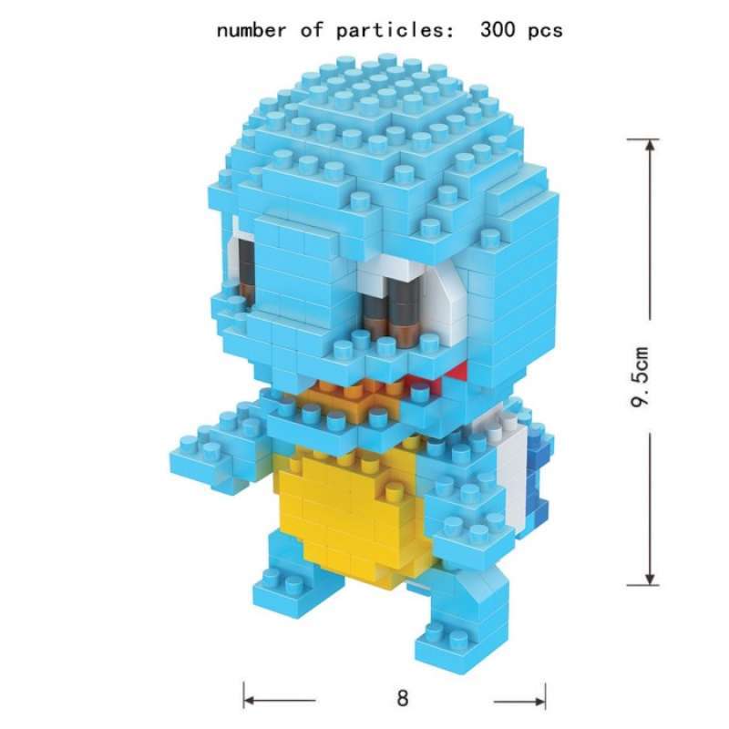 Promo Mini Brick Mikro Blok Pokemon Nano Block Lboyu Figure Balok ...