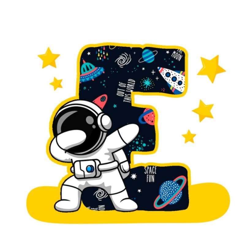 Jual Topi Anak Snapback Full Printing Alfabet / Huruf A-z - Astro E Di ...