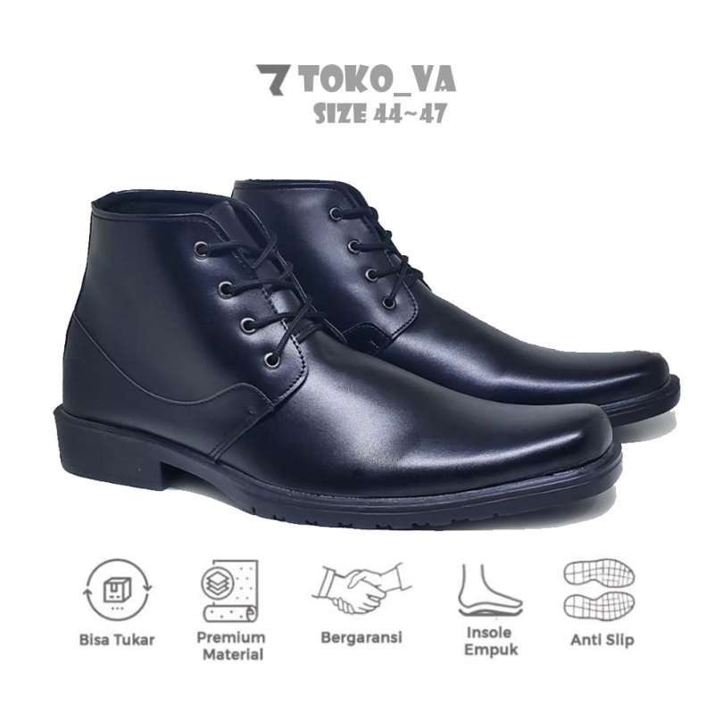Promo Sepatu Pria Kulit Pdh Original Boots Ukuran Jumbo Besar | No 43 ...