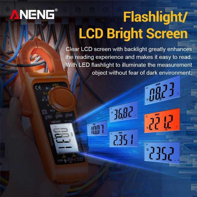 Jual Digital Multimeter Voltage Tester Clamp St185 Tespen Listrik Alat ...