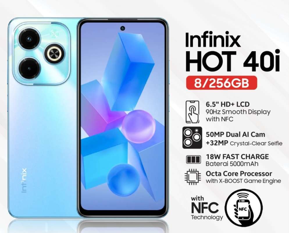 Jual Infinix Hot 40i Ram 8/256 Gb Garansi Resmi Original Bisa Kredivo / Paylater Di Seller ...
