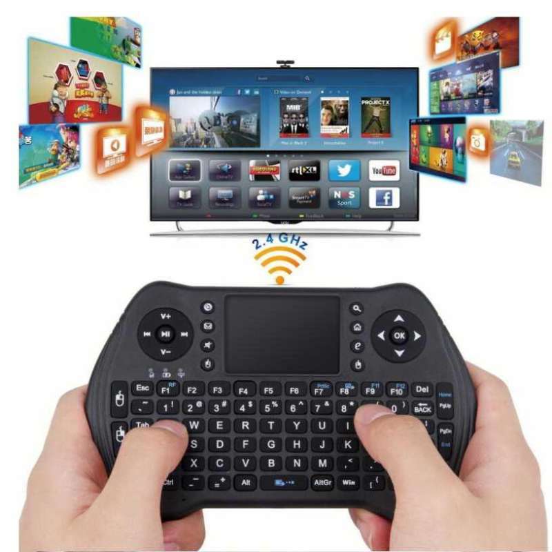 Jual Keyboard Mini Wireless 2.4ghz Rechargeable With Touchpad Mt10 ...