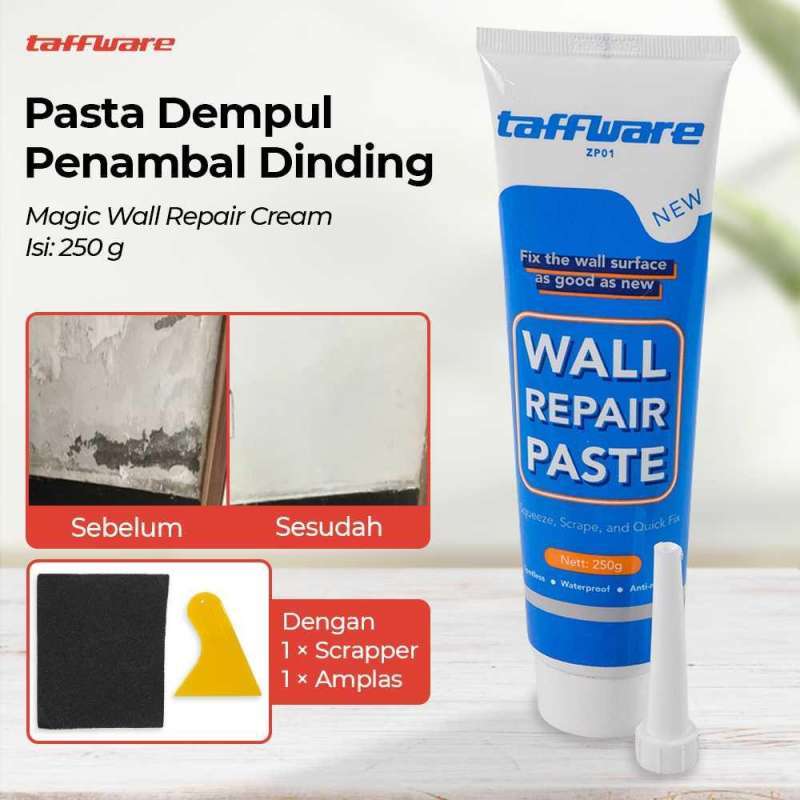 Jual Pasta Dempul Penambal Dinding Magic Wall Repair Cream 250g Zp01 ...