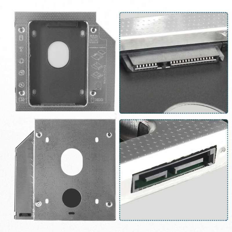 Jual Universal 2.5 Inch Hdd Caddy 12.7mm Sata To Sata Tsr122 Harddisk Eksternal Casing Hardisk ...