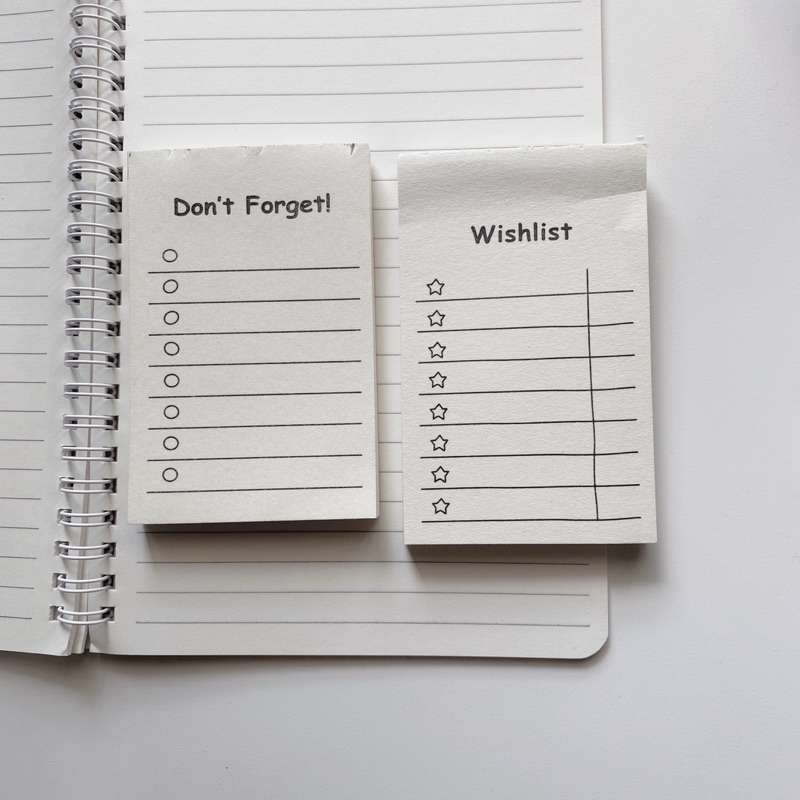 Jual [halopolaroid] Memo Pad Aesthetic Memo Note Paper Notepad - Note ...