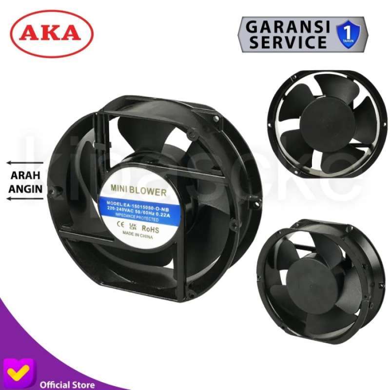 Promo Axial Fan Kipas Cooling Fan Panel Oval 17 Cm Aka Ac 220v 17.2x15 ...