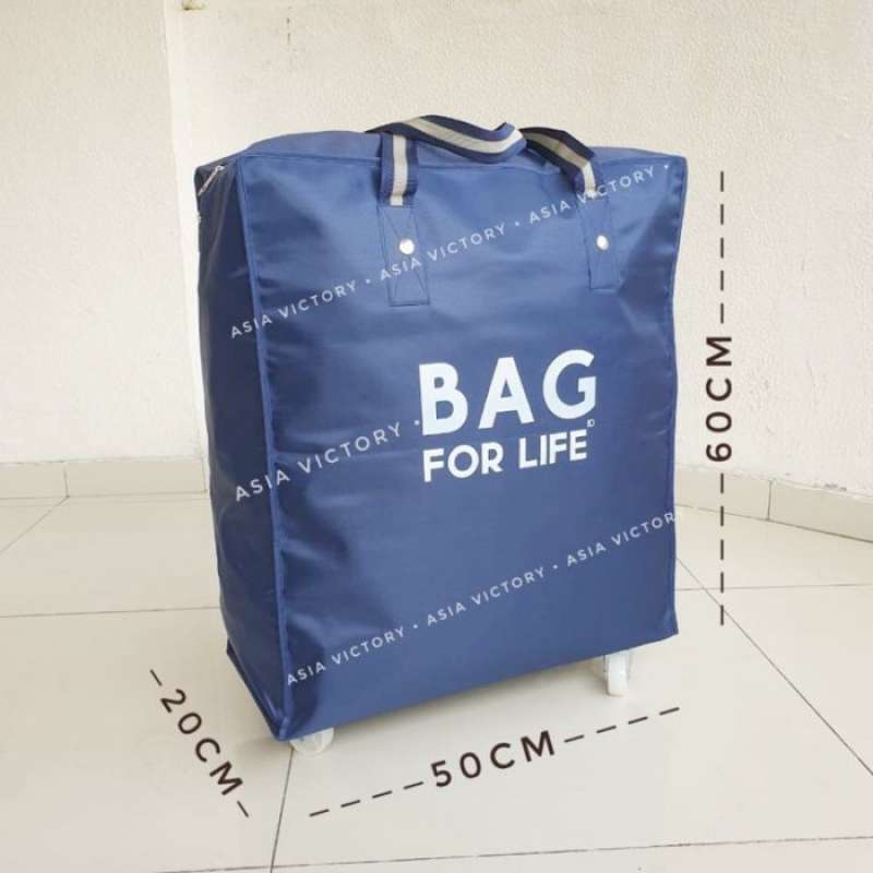 Promo Tas Roda Bag For Life Roda 4 360' 50x60x20 Travel Troli Barang ...