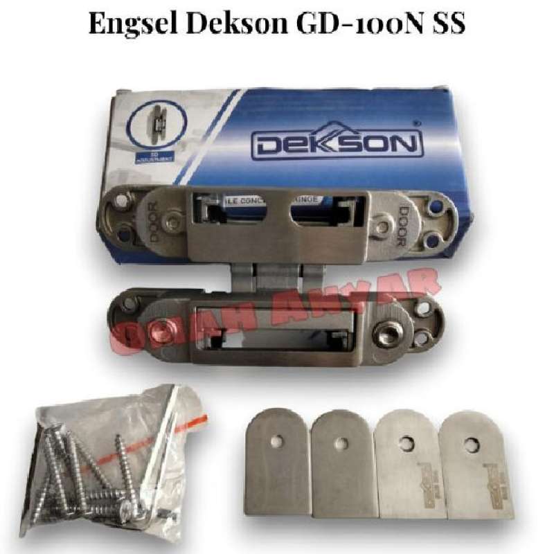 Jual Engsel Tanam Concealed Dekson Hinge Door Seal Dekson - D-120 Black ...