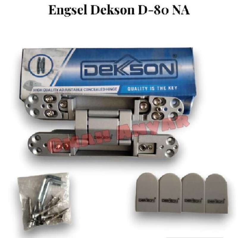 Jual Engsel Tanam Concealed Dekson Hinge Door Seal Dekson - D-120 Black ...