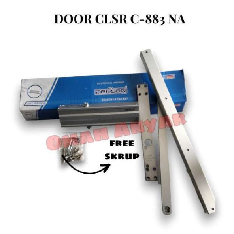 Jual Engsel Tanam Concealed Dekson Hinge Door Seal Dekson - D-120 Black ...