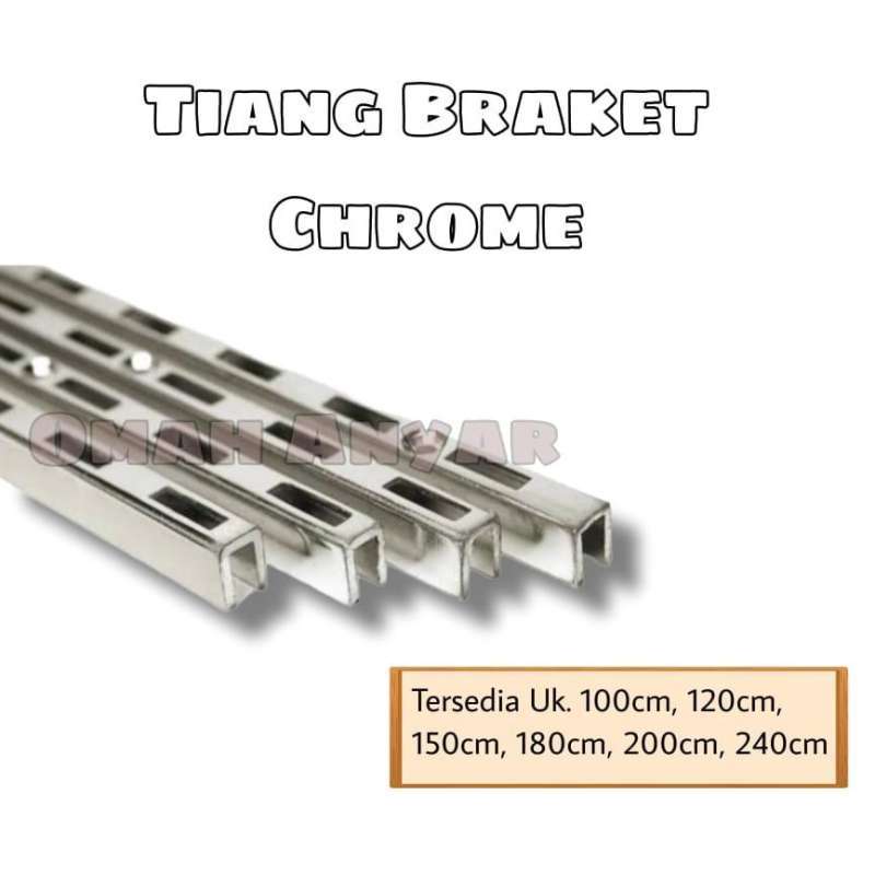 Jual Tiang Braket Kaca Kayu Rak Display Wallshelf Bracket Di Seller ...