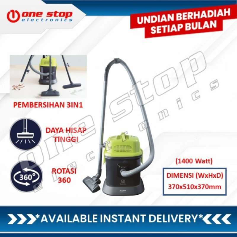 Promo Electrolux Z823 / Z 823 Wet & Dry Vacuum Cleaner Flexio Power ...