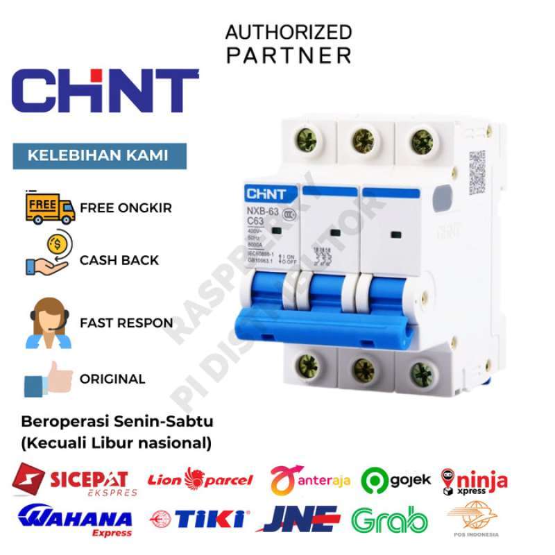 Promo Mcb Chint Nxb 3p 6ka (6a 10a 16a 20a 25a 32a 40a) - 25a Diskon 50% Di Seller Selera_kita ...