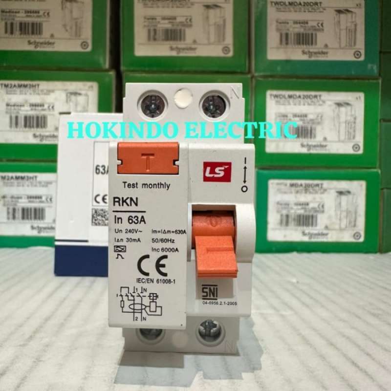 Promo Elcb / Rccb Ls 2p 63a 30ma 1p+n 63a 30ma Ls Electric Sni Diskon 50% Di Seller Selera_kita ...